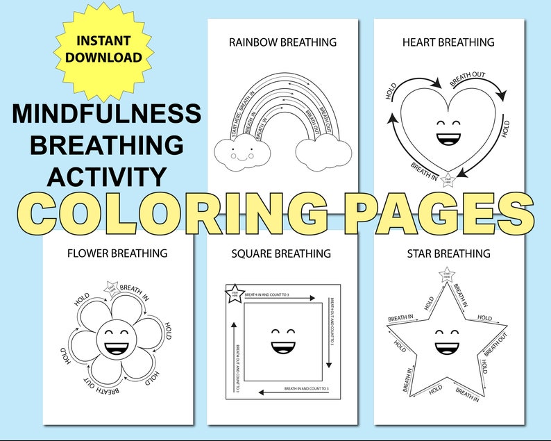 Breathing Exercises for Kids Star Breathing Technique - Etsy