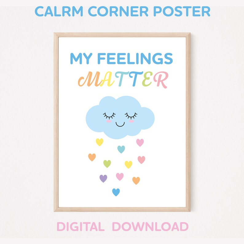 Calm Down Corner Poster Bundle Printable Mental Health - Etsy UK