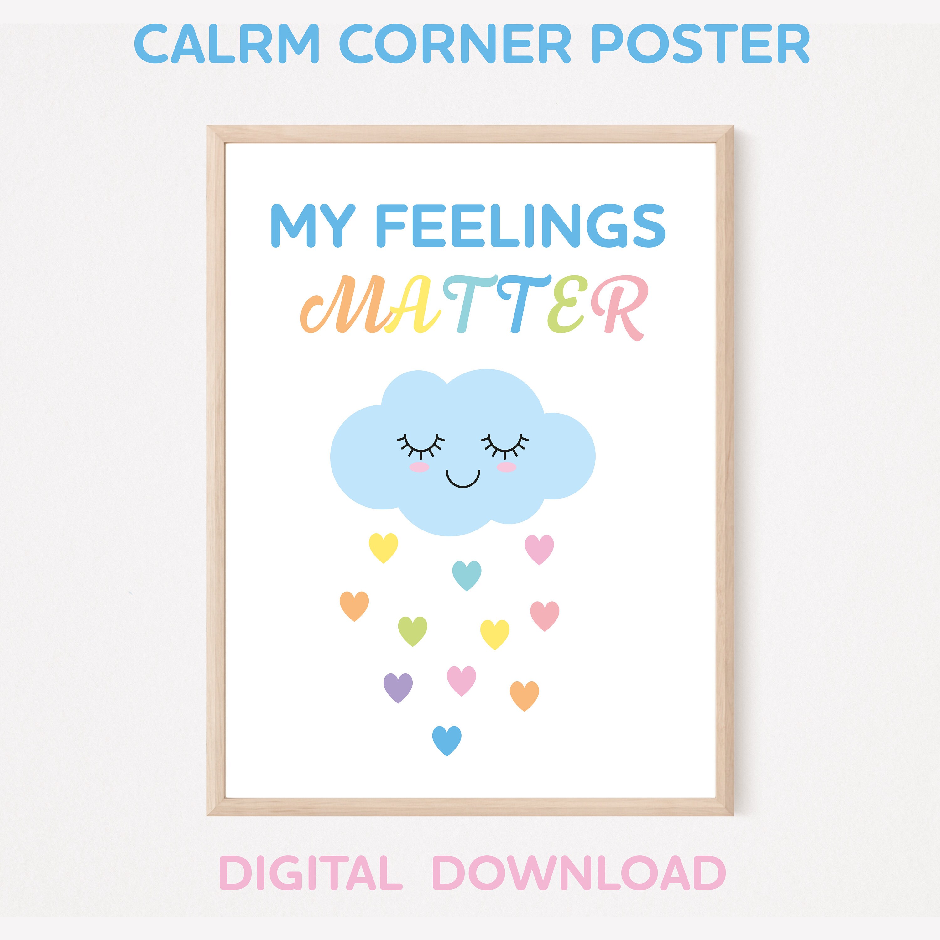 Calm Down Corner Poster Bundle Printable Mental Health - Etsy UK