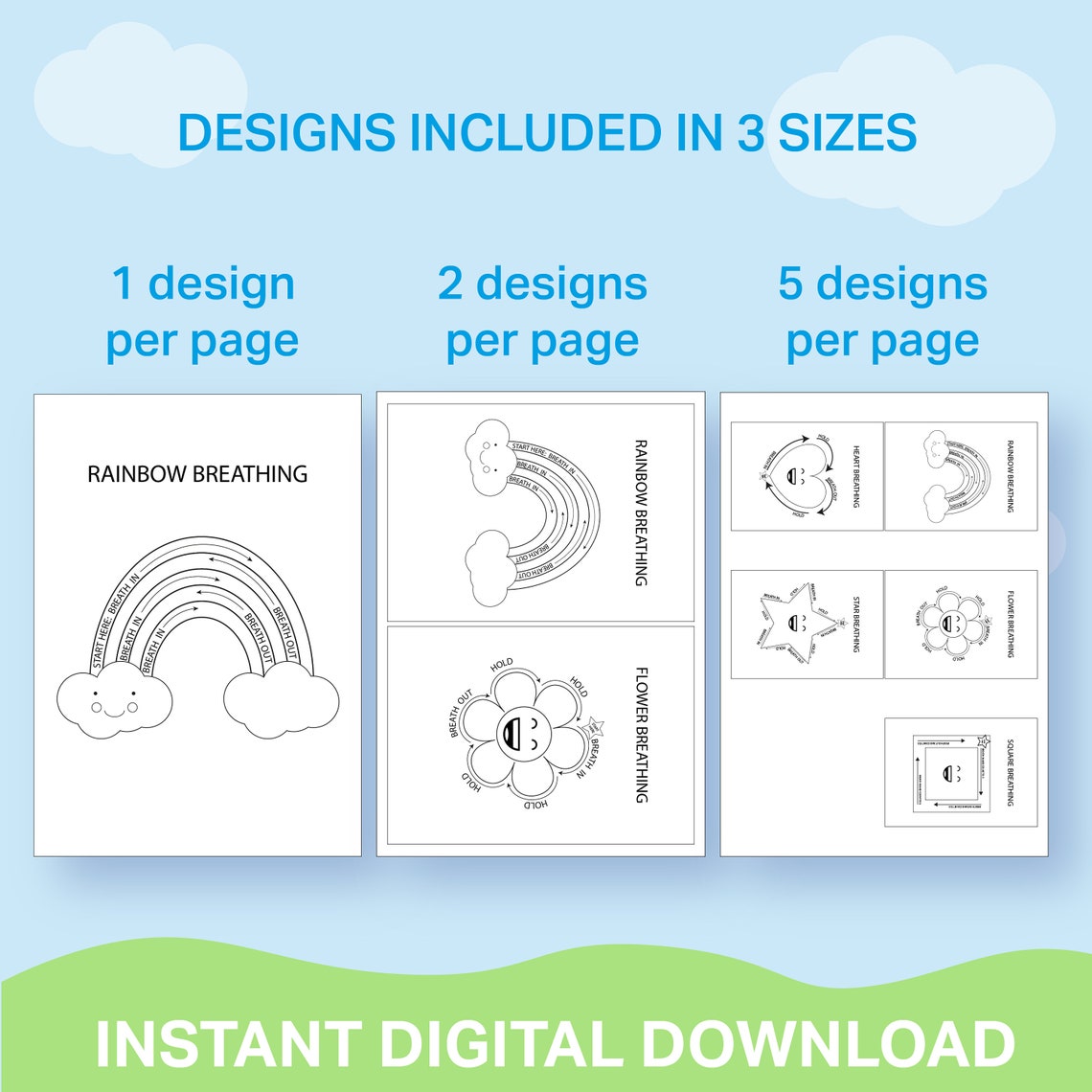 Breathing Exercises for Kids, Star Breathing Technique, Positive ...