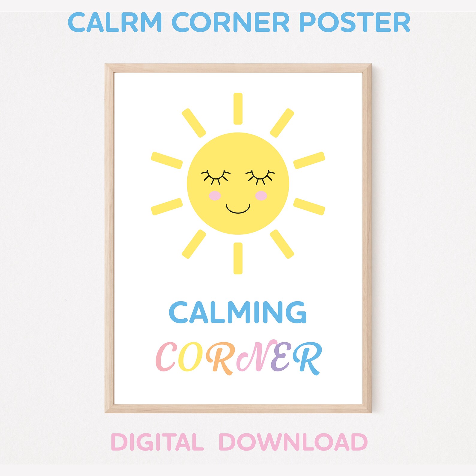 Calm Down Corner Poster Bundle Printable Mental Health - Etsy UK