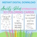 Kids Anxiety-relief Affirmations Coloring Cards Printable, Coloring ...