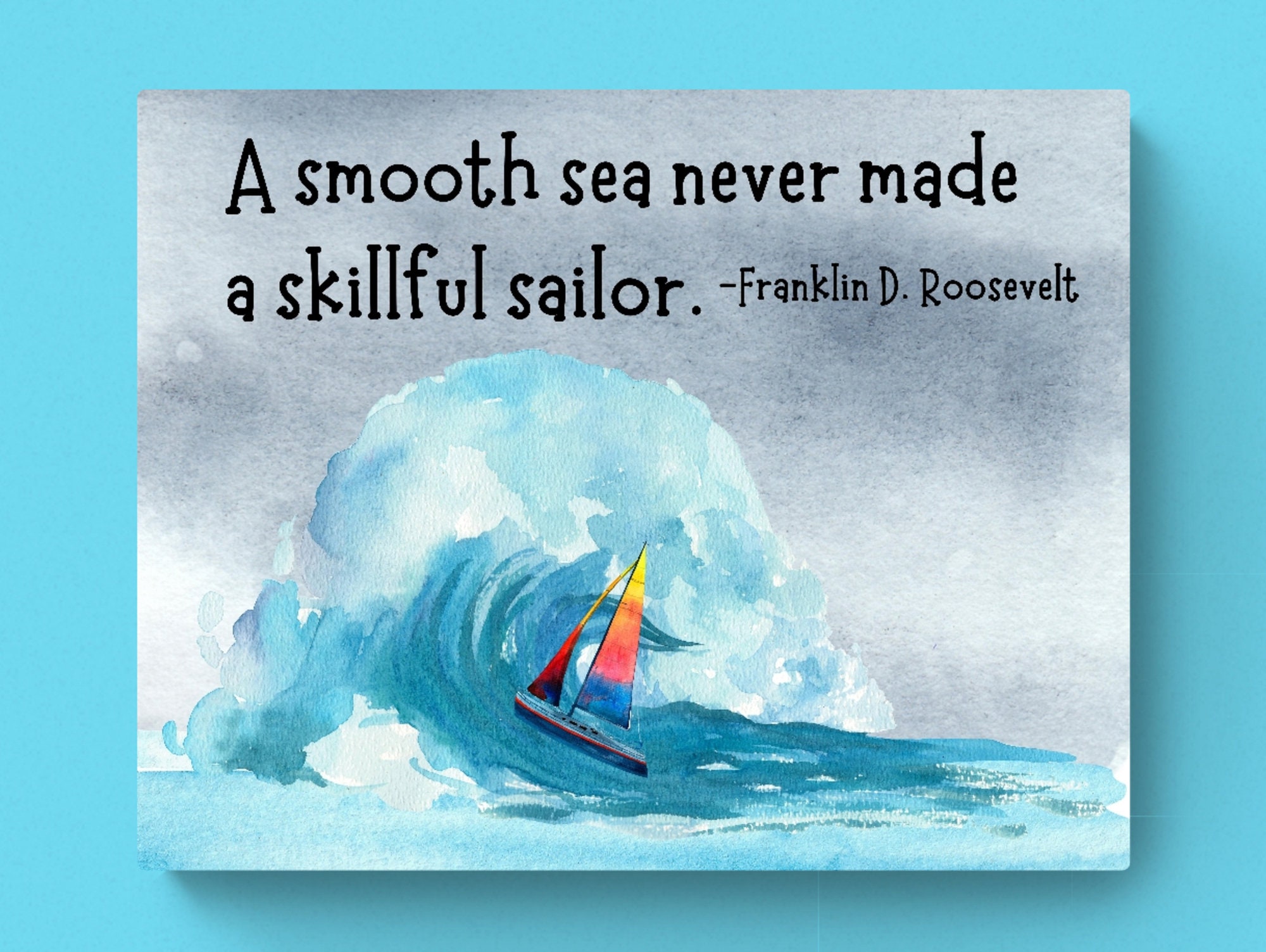 SET of 4 POSTERS in 4 SIZES! Calm Down Corner Ocean Themed Classroom ...