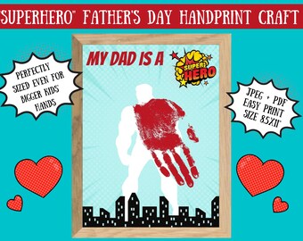Fathers Day Superhero - Etsy