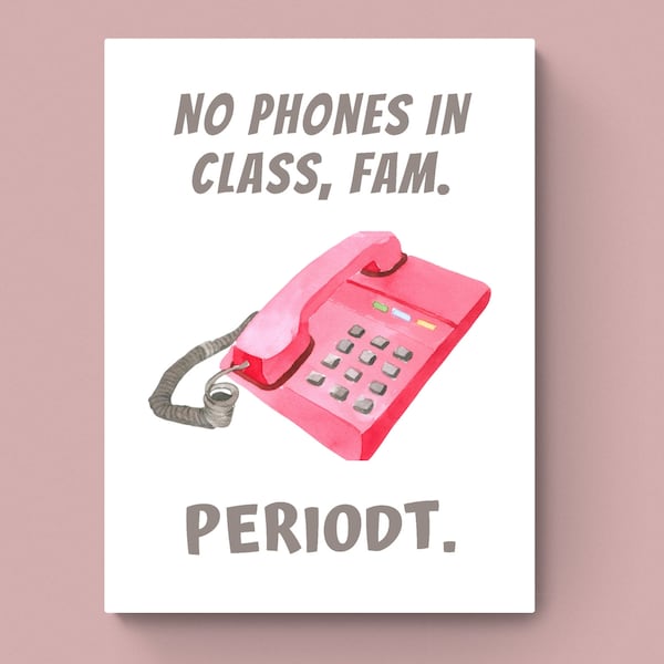 Funny High School Classroom Signs Printable - Etsy