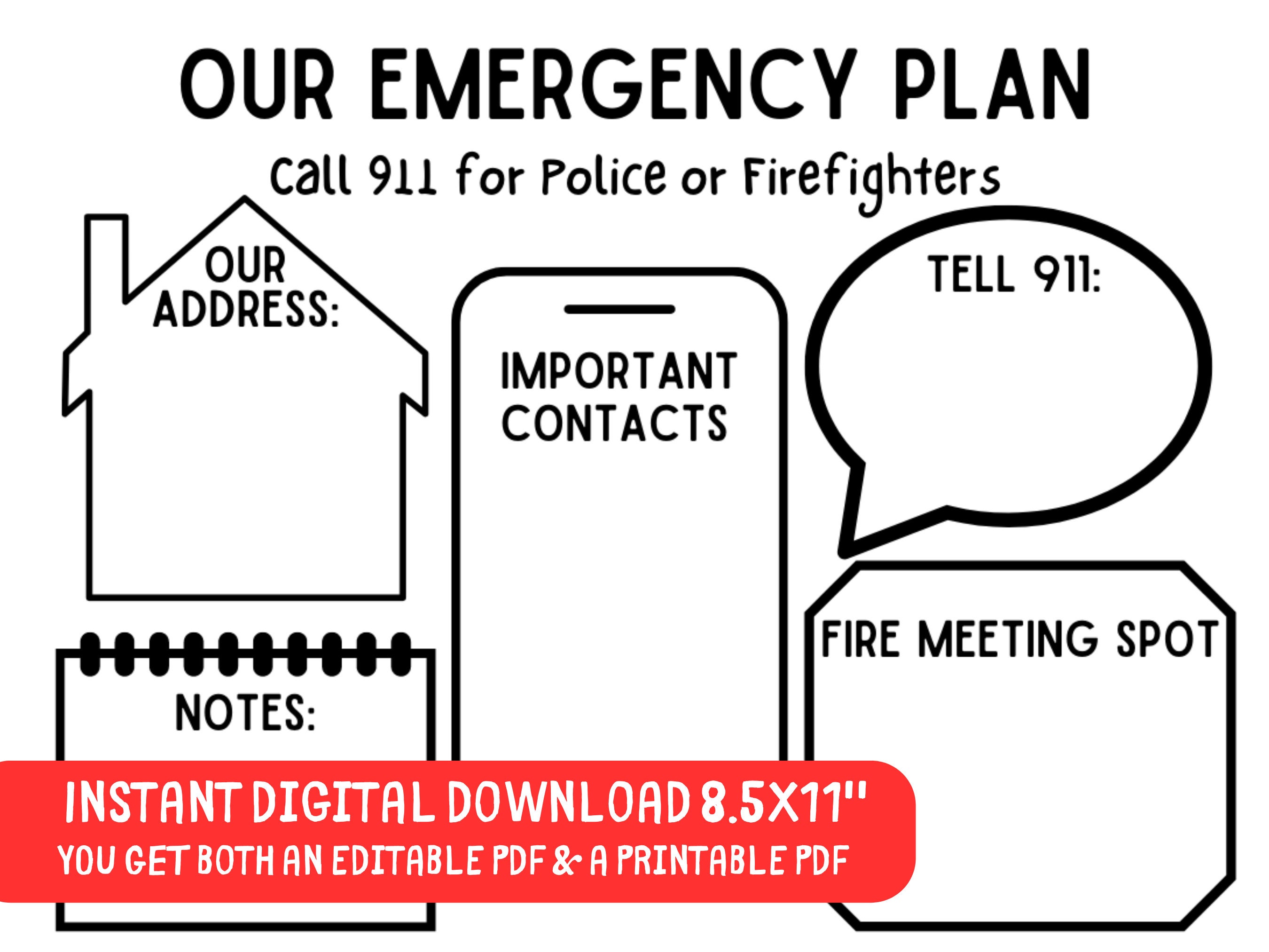 Printable Emergency Phone Numbers List Printable Emergency Phone Numbers List