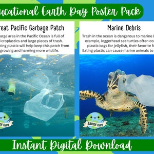 Printable Educational Earth Day Poster Set-environmental-environmental ...