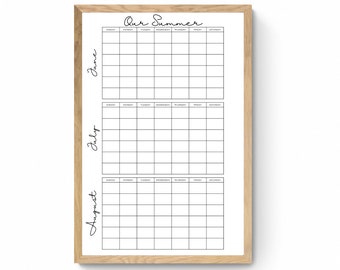 Giant Wall Calendar - Etsy