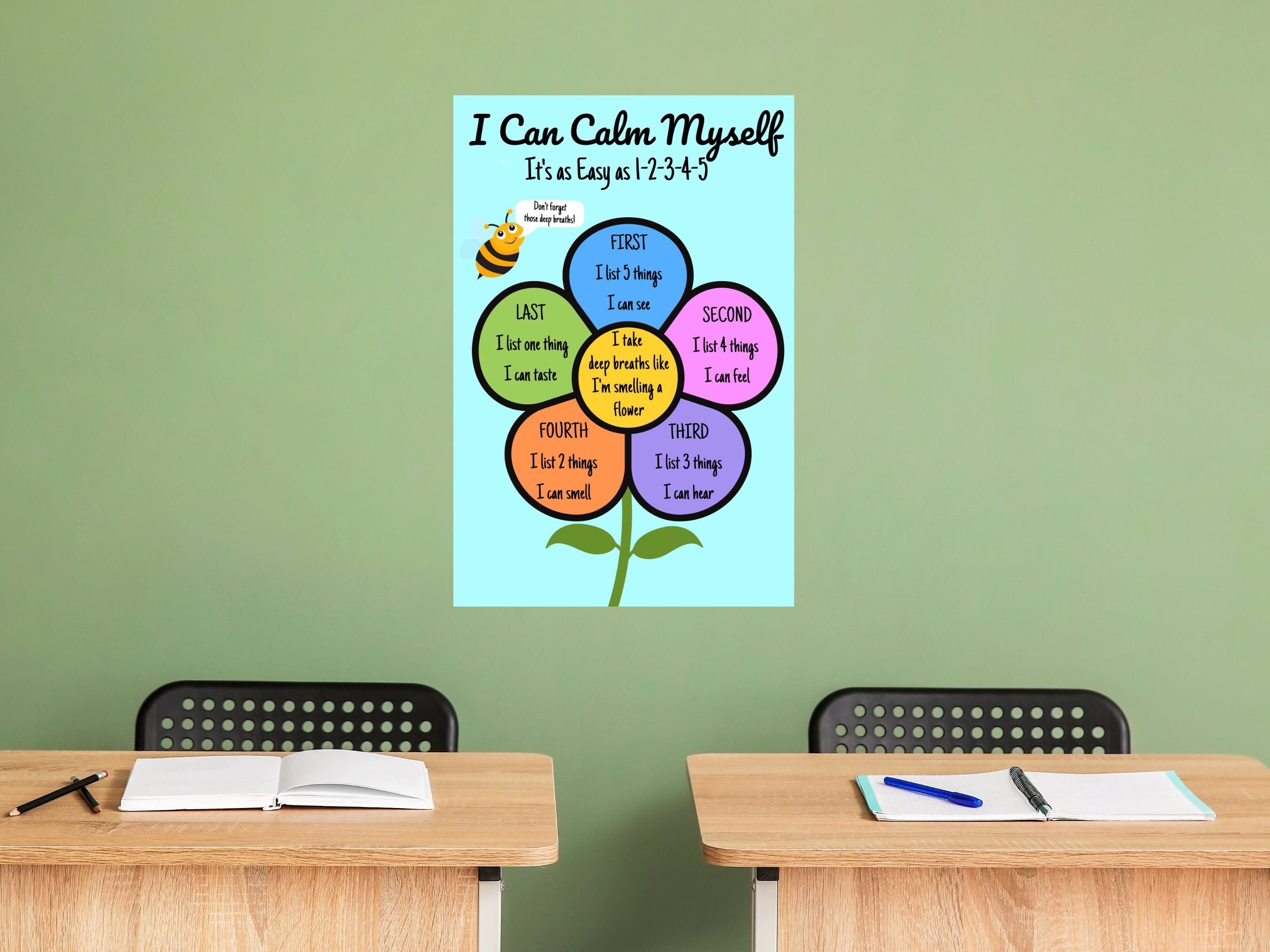 Five Senses Grounding Printables Bundle-classroom - Etsy Canada