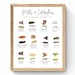 5 SIZES Moths Caterpillars North America Chart-insect Poster ...