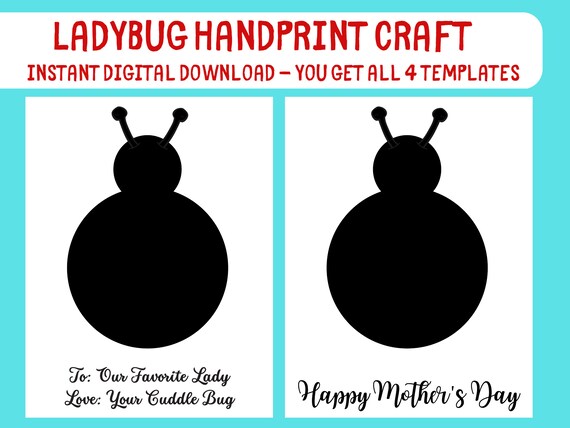 Preschool Ladybug Template