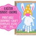 Print at Home-2 Versions-handprint Craft-easter Spring Gnome-art Parent ...
