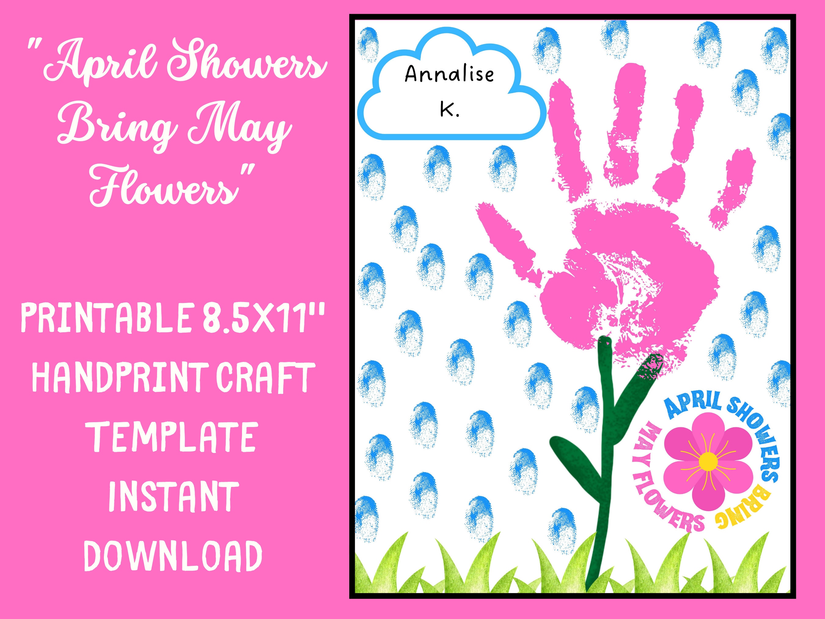 April Showers Bring May Flowers Crafts