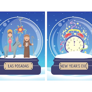 Snowglobe Winter Holiday Bulletin Board Kit-set-classroom Decor Bundle ...