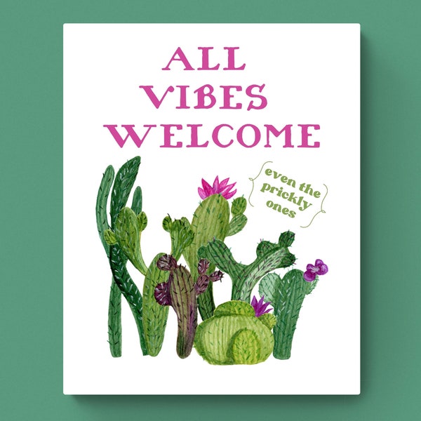 Cactus Classroom Sign - Etsy