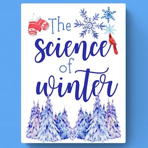 Winter Science Poster Pack-classroom Decor Set-print Bundle-stem ...