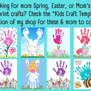 Print at Home-2 Versions-handprint Craft-easter Spring Gnome-art Parent ...