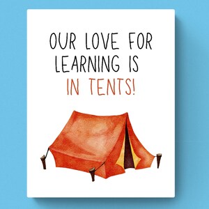 SET of 4 POSTERS in 3 SIZES! Camping Outdoor Themed Elementary ...