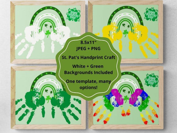 St. Patrick's Day Handprint Art - Mom. Wife. Busy Life.