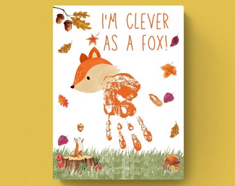 Fox Handprint Craft - Etsy