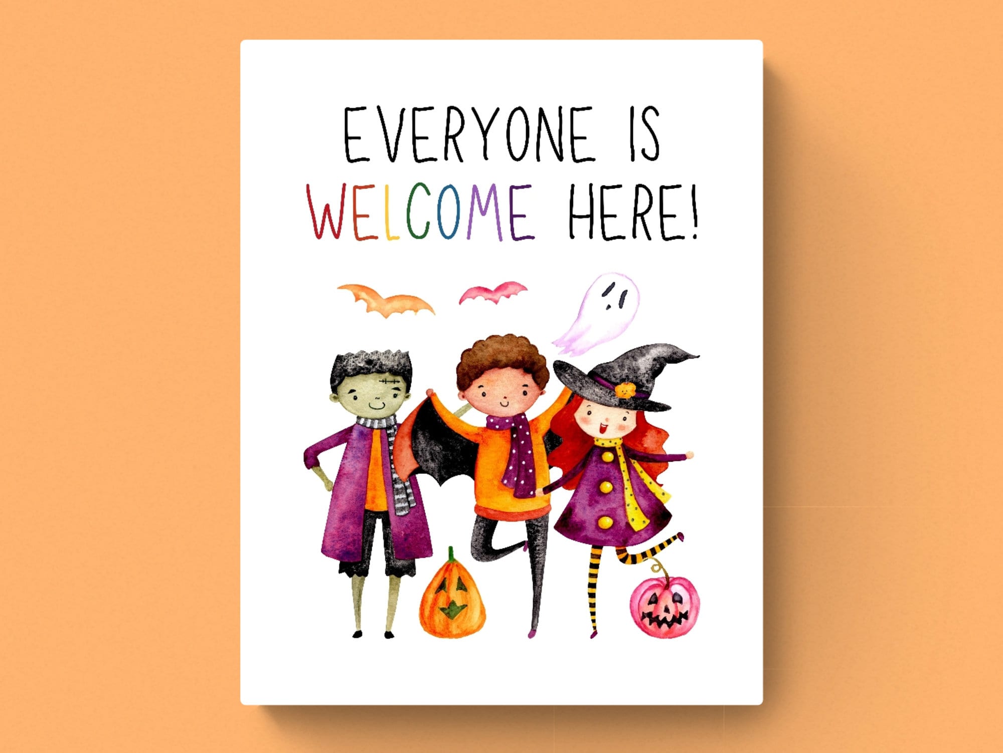 SET of 4 POSTERS in 4 SIZES Halloween Fall Themed Elementary - Etsy