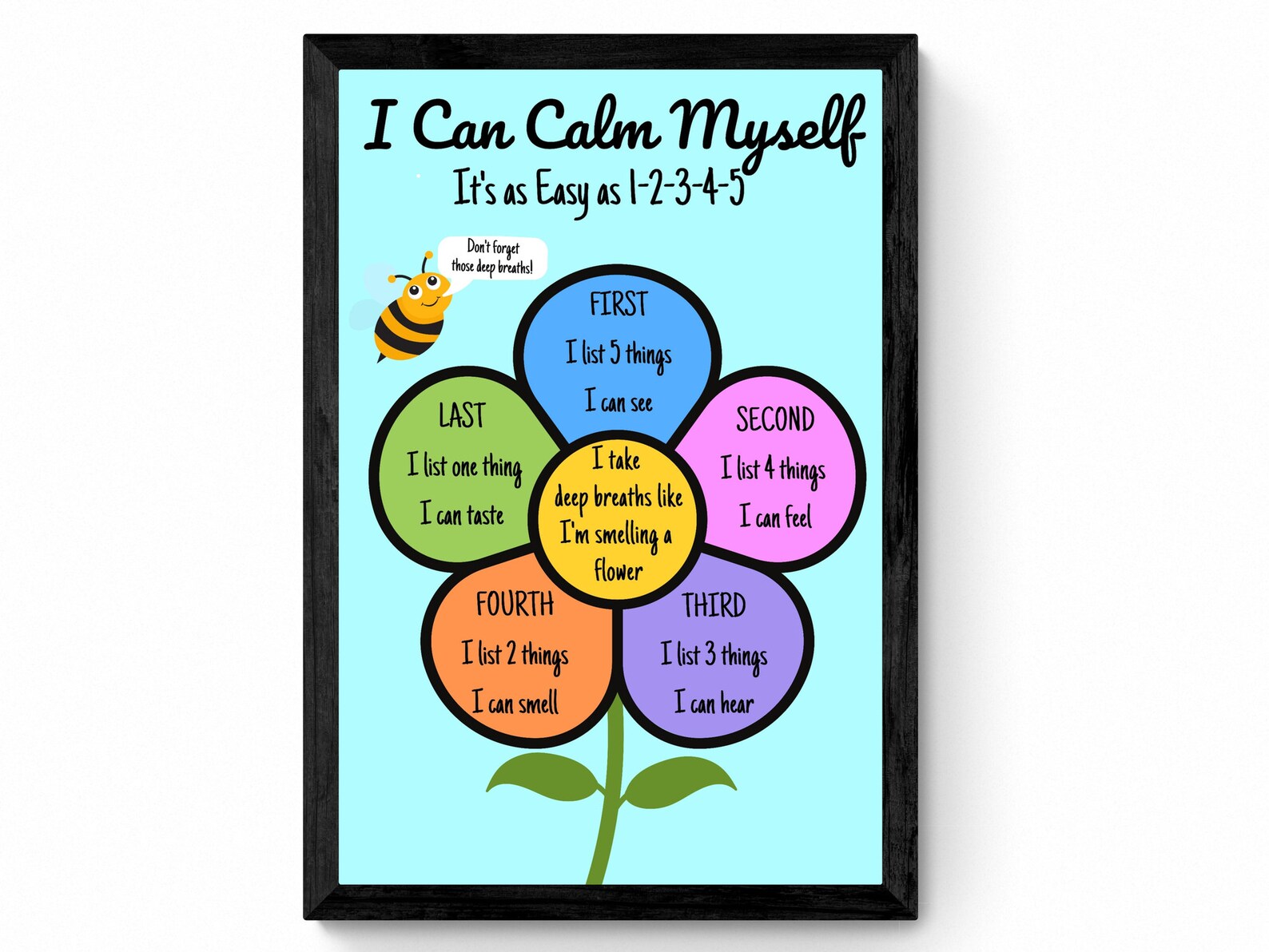 Five Senses Grounding Printables Bundle-classroom | Etsy