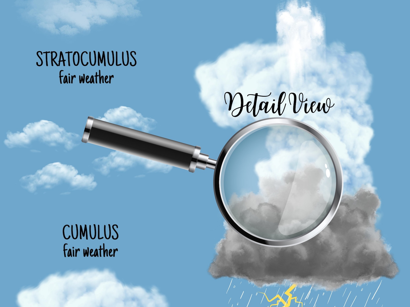 Cloud Types Science ID Poster-weather Prediction-meteorology-stem ...