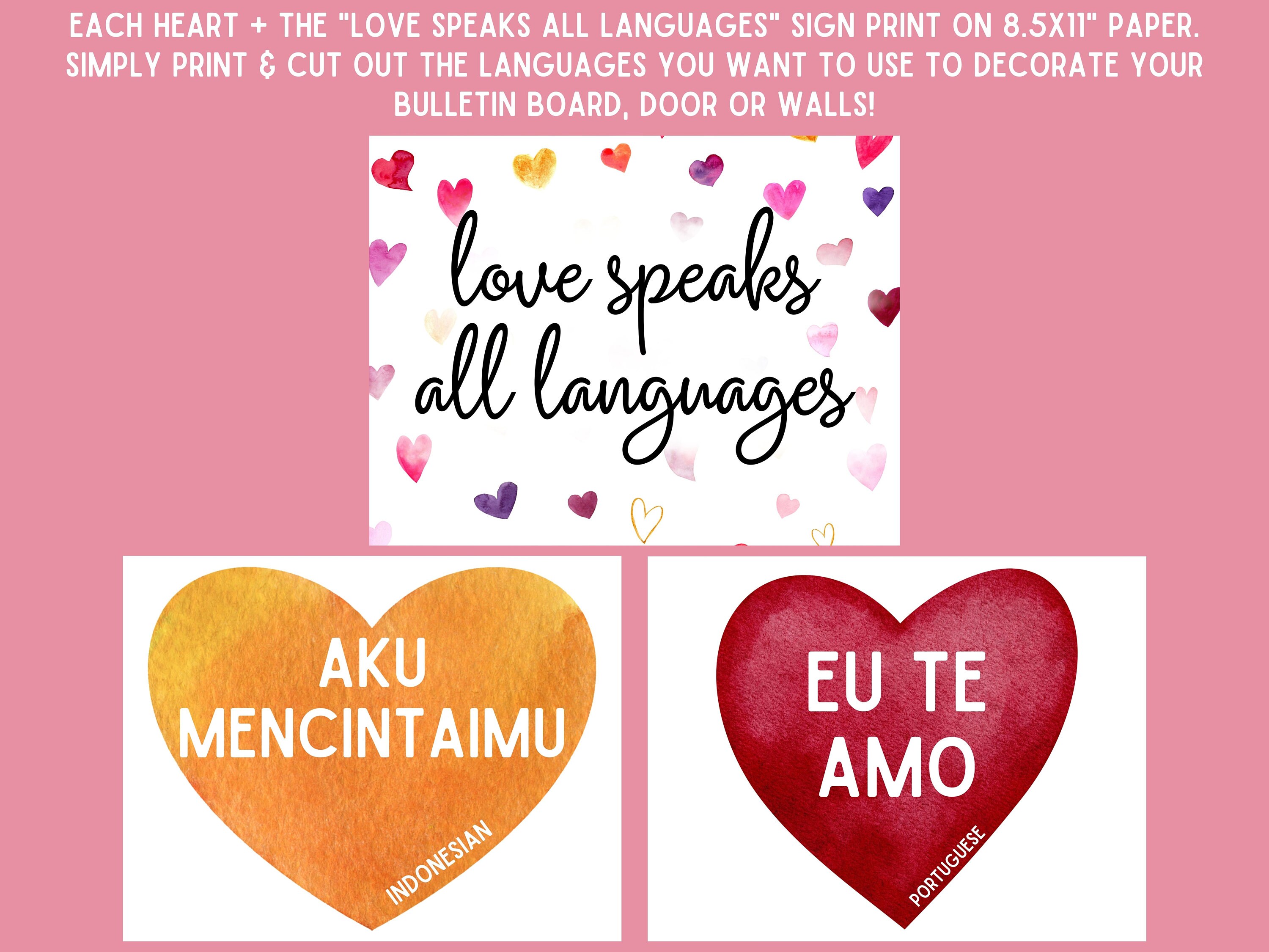 Love Language Bulletin Board February | Mcottageblog