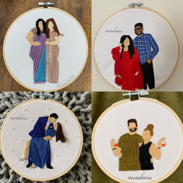 Embroidery Portrait - Etsy