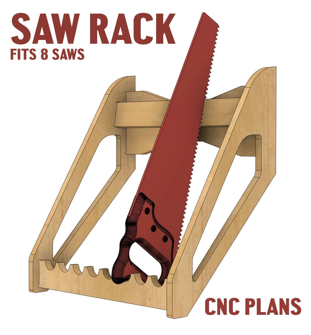 Saw Till Rack CNC Plans 1/2" Plywood - Files Only - Etsy