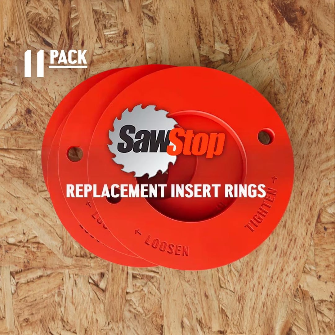 Sawstop Router Lift Insert Ring (11 Pack) - Physical Product - Etsy