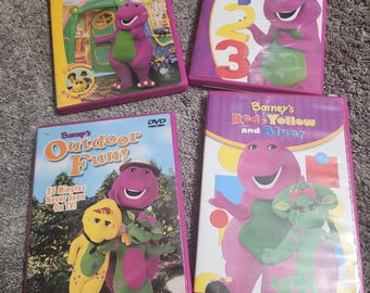 Barney Dvds Lot of 9 - Etsy