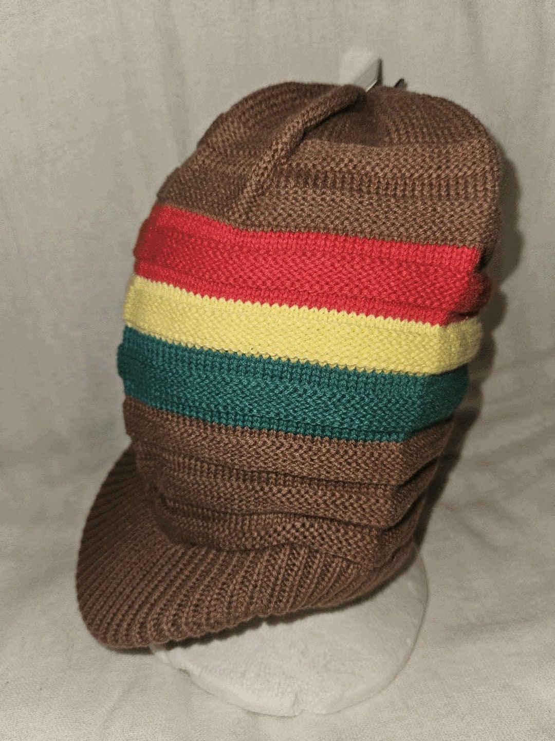 Brown Rasta Dread Cap 1123 1 - Etsy