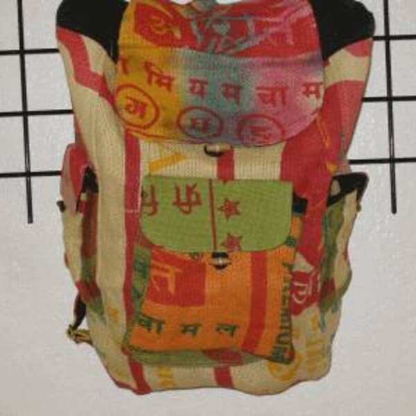 Recycled Backpack - Etsy