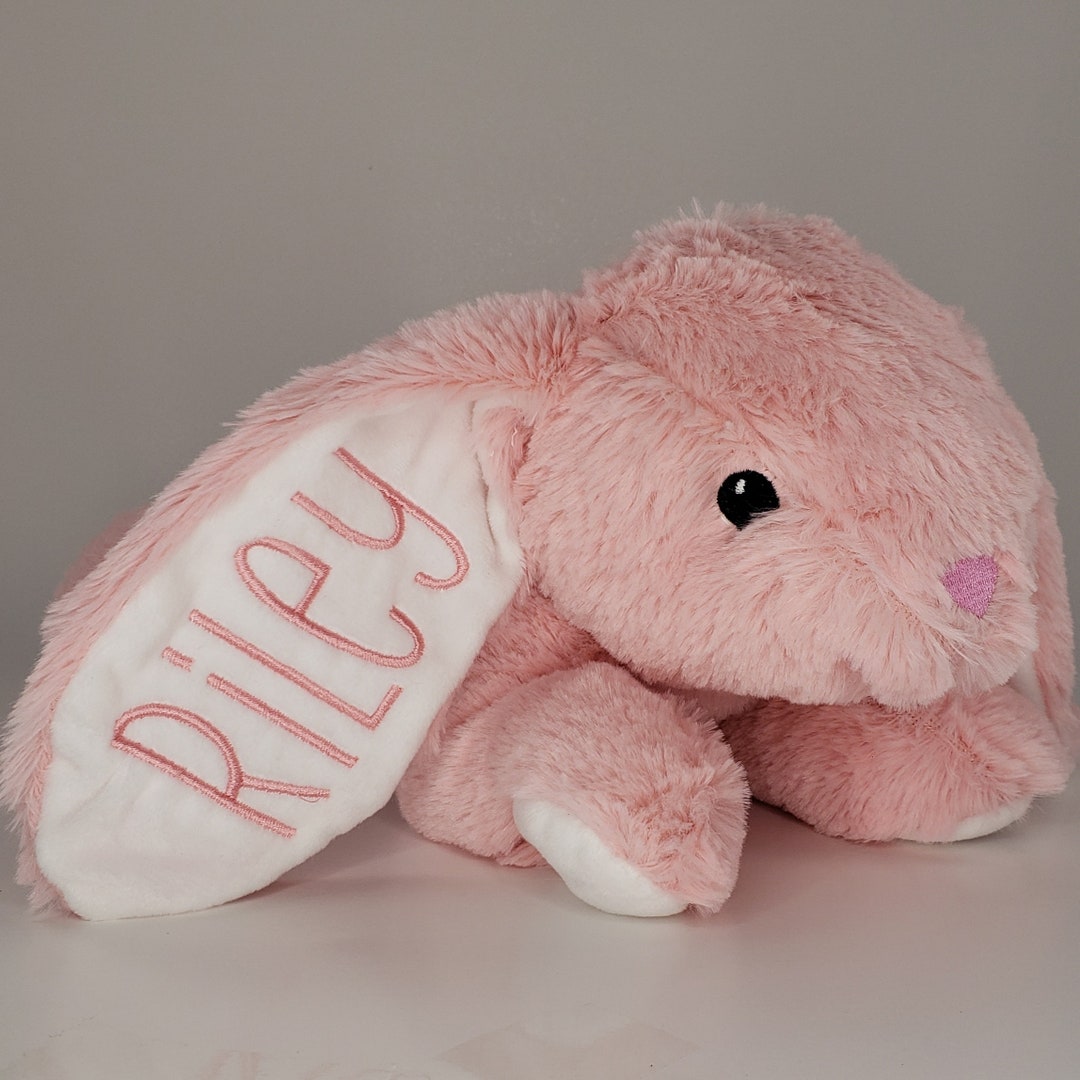 Personalized Embroidered Easter Bunny With Name, Personalized Baby Gift ...