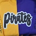 Team Name Two-tone Split Embroidered Crewneck Sweatshirt, Custom Double ...