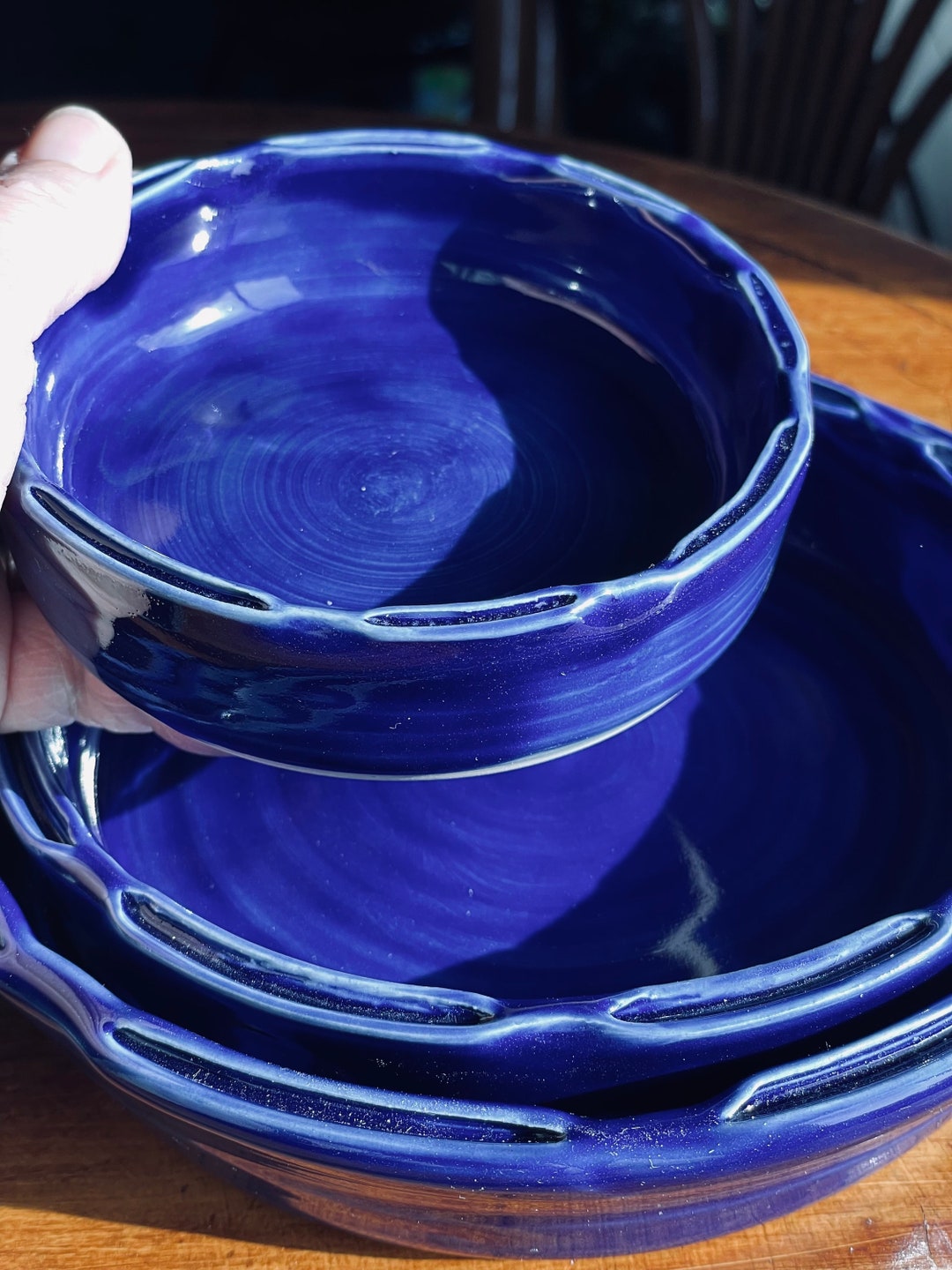 Handmade Set of Serving Plates - Etsy