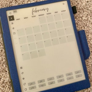 Remarkable 2 - 2025 Calendar Templates - Etsy