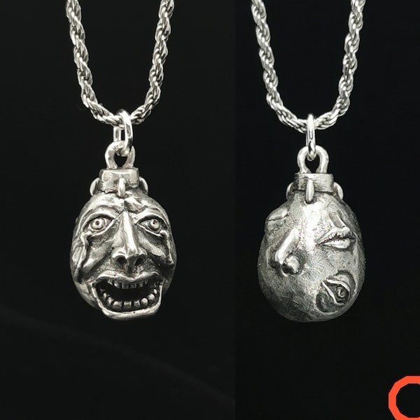 Silver Berserk Behelit Necklace - Etsy