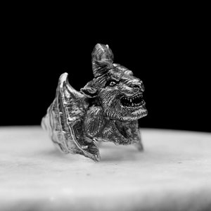 NOSFERATU ZODD Immortal Icon, Sterling Silver 925 Ring - Etsy