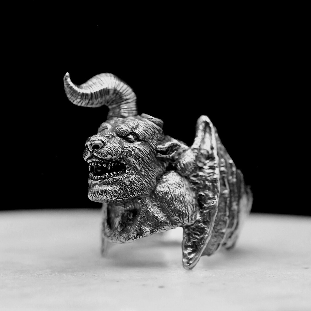 NOSFERATU ZODD Immortal Icon, Sterling Silver 925 Ring - Etsy