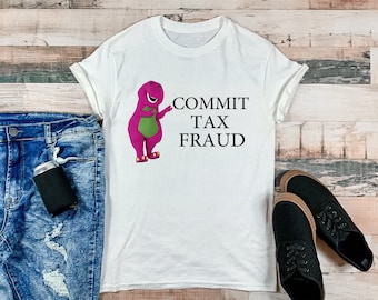 Barney the Dinosaur Commit Tax Fraud - Etsy