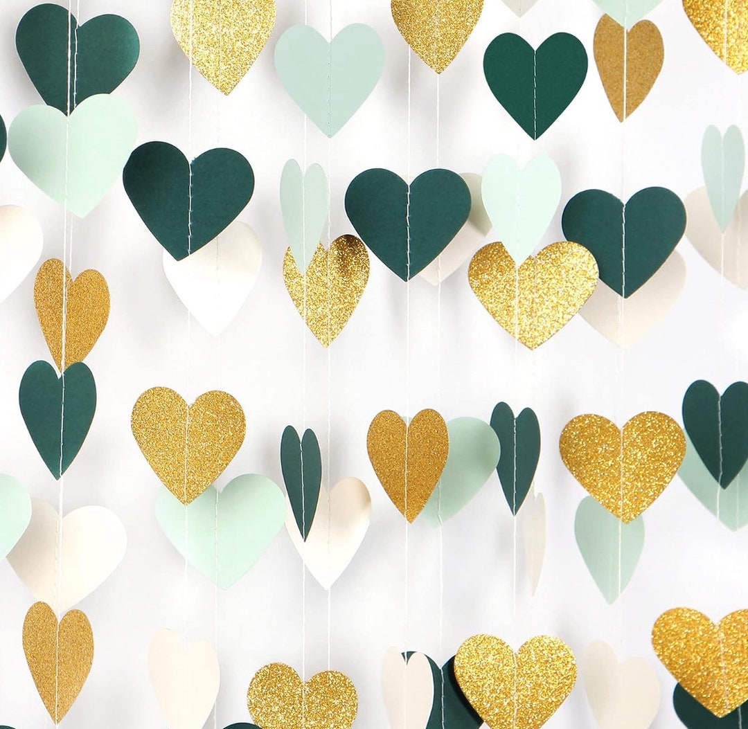 Camp Bachelorette Heart Garland 4 Strings Camp Bach Garland Last Trail ...