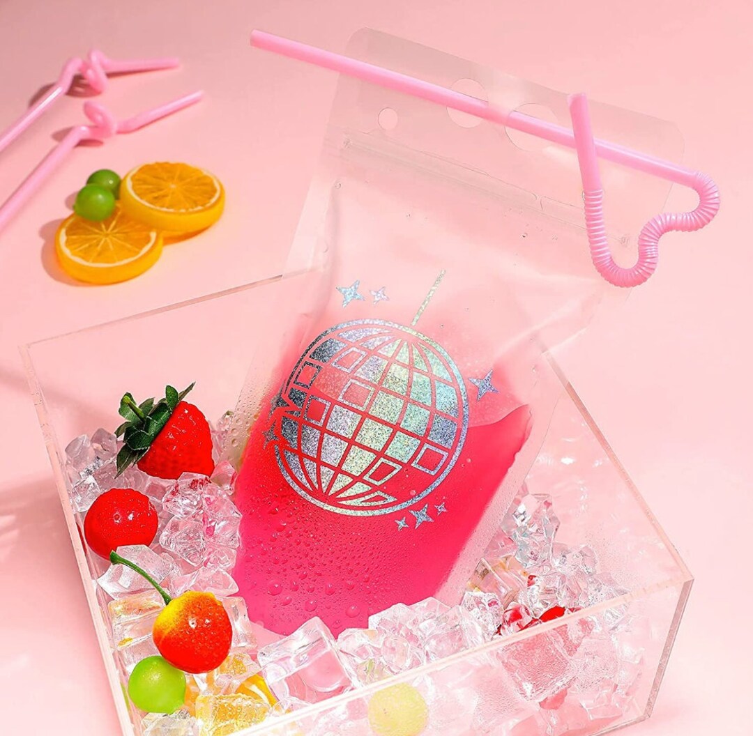Disco Ball Bachelorette Party Drink Pouches Disco Cowgirl Pouches Last ...