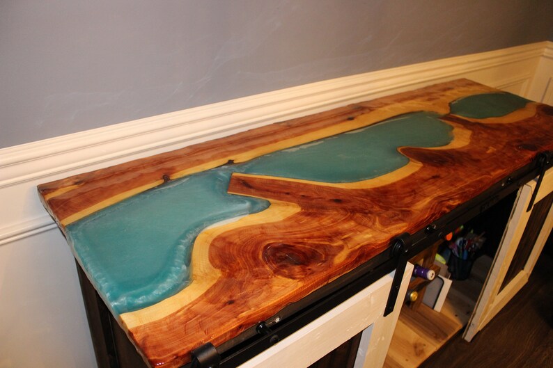 Live Edge Epoxy River Table - Etsy