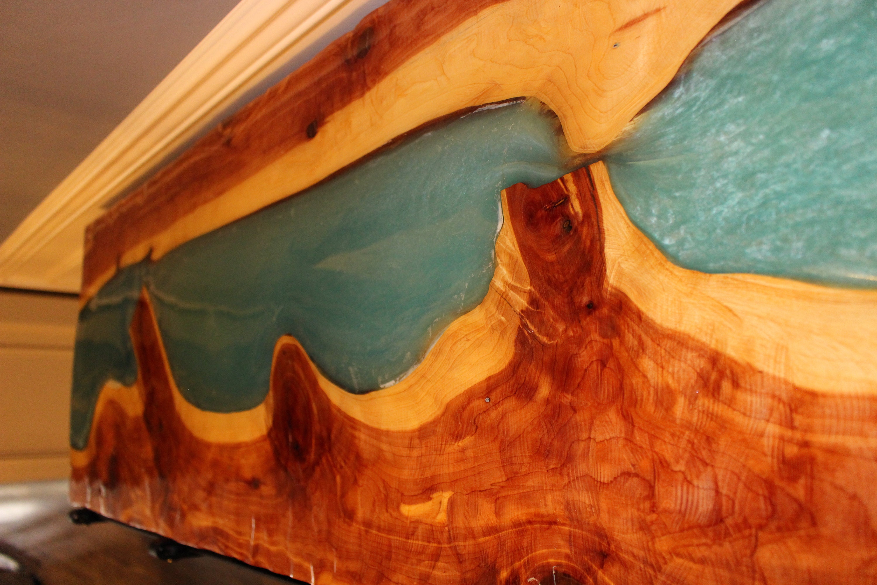 Live Edge Epoxy River Table - Etsy