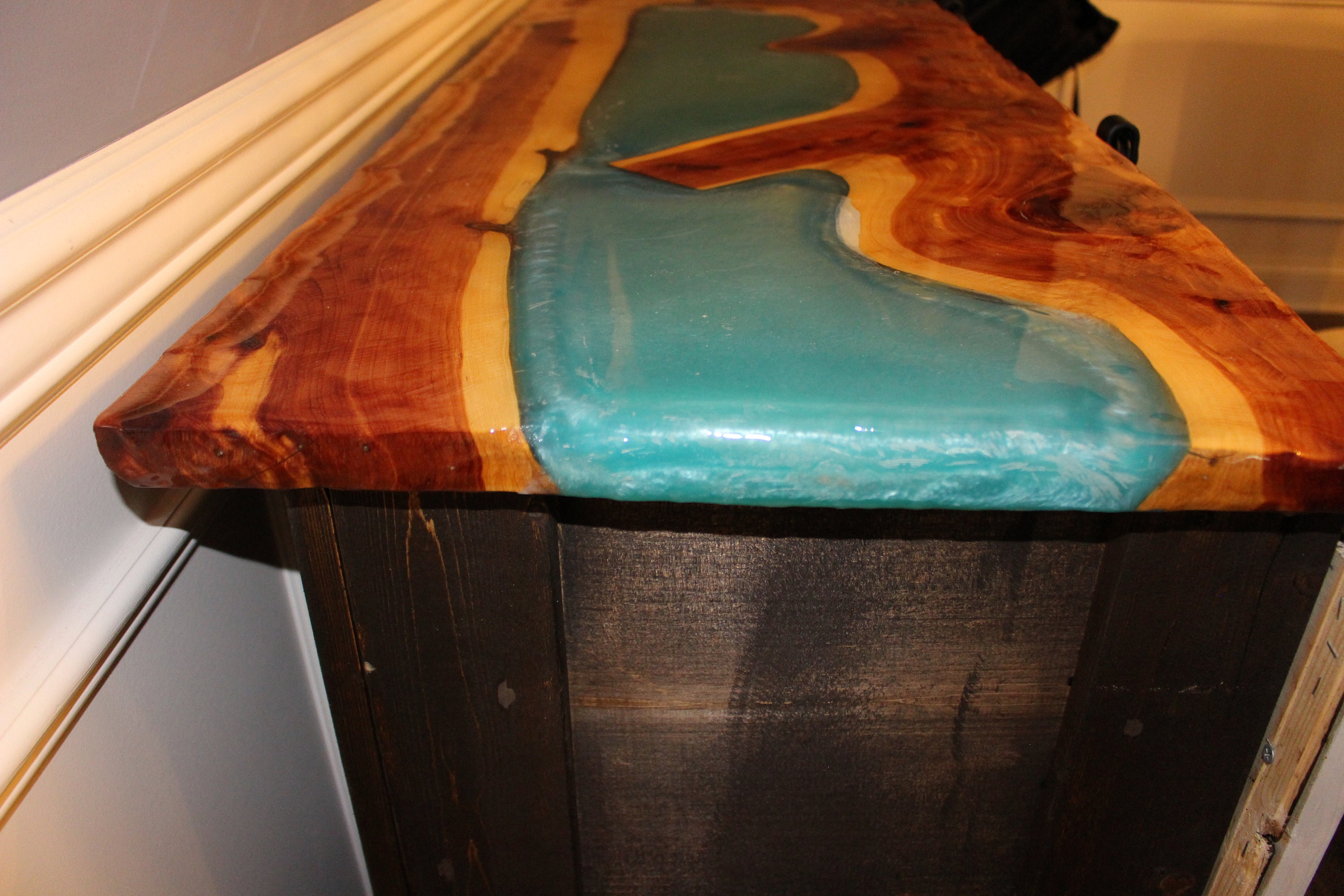 Live Edge Epoxy River Table - Etsy