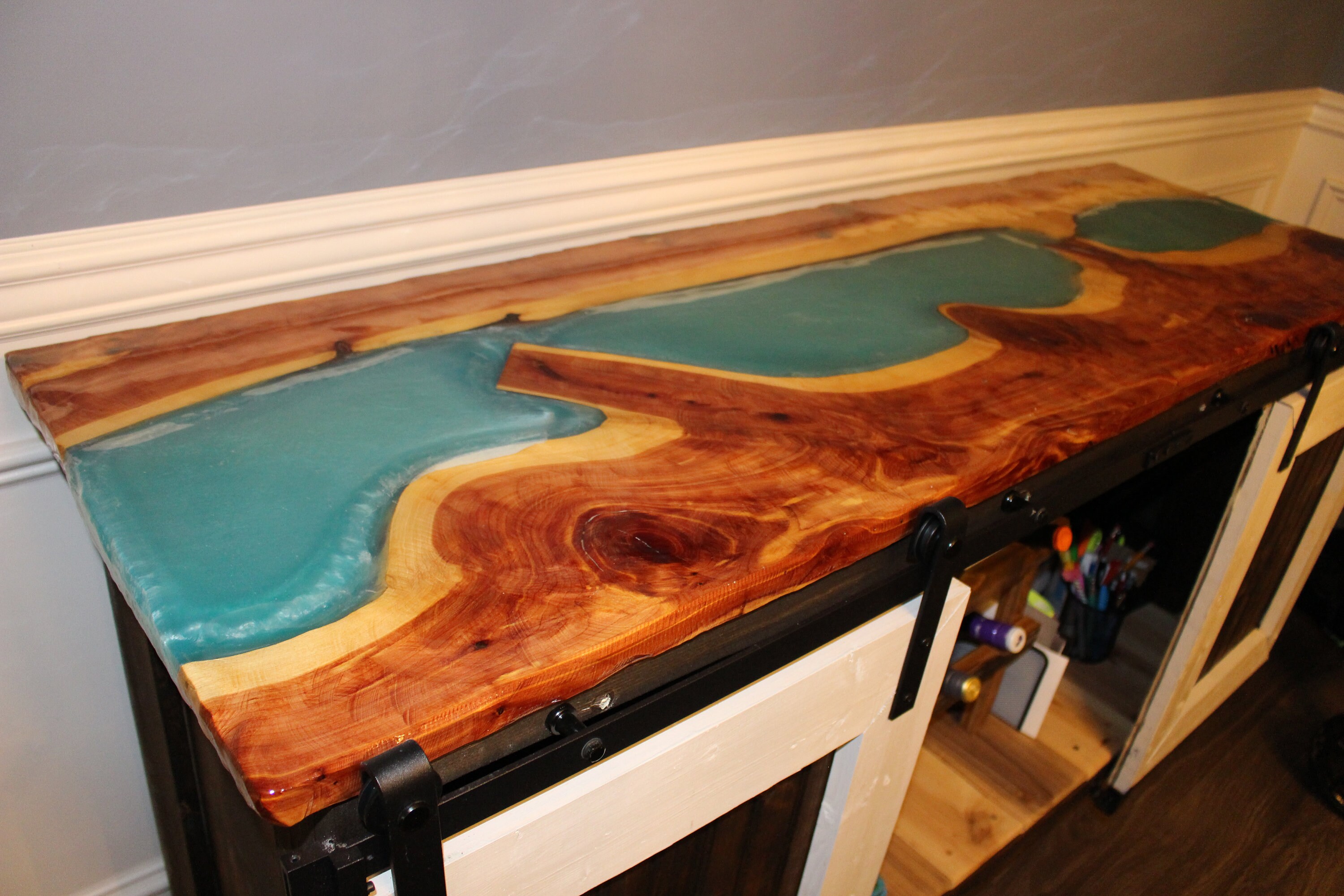 Live Edge Epoxy River Table - Etsy