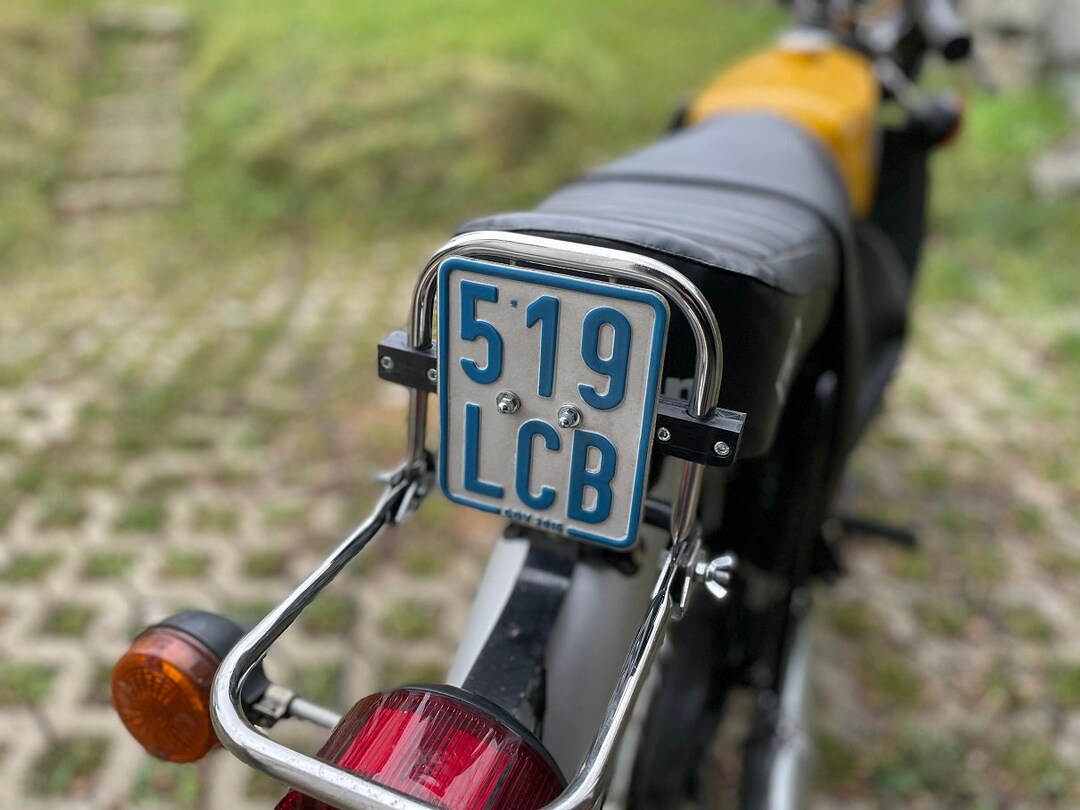 Simson License Plate Holder on the Luggage Rack 3D Print - Etsy