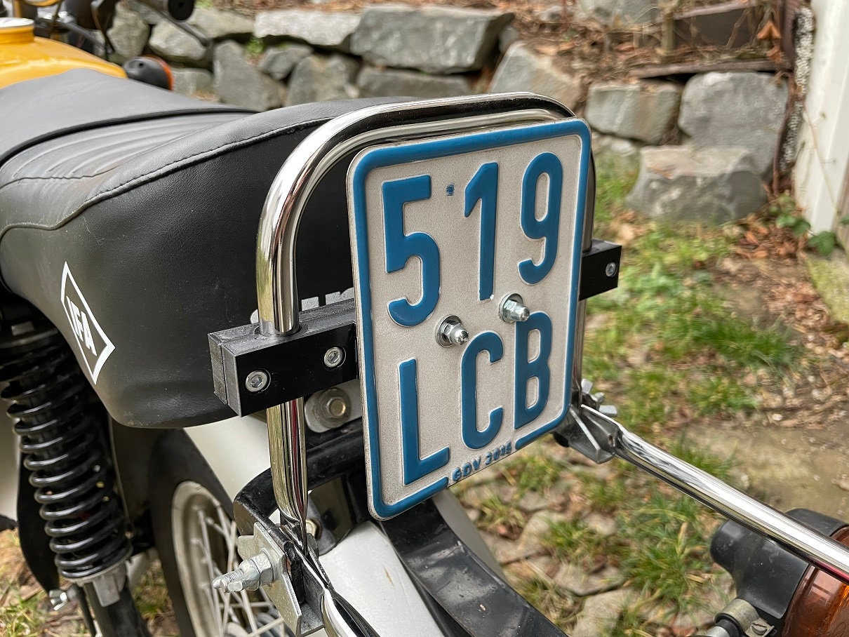 Simson Kennzeichenhalter am Gepäckträger - Etsy.de
